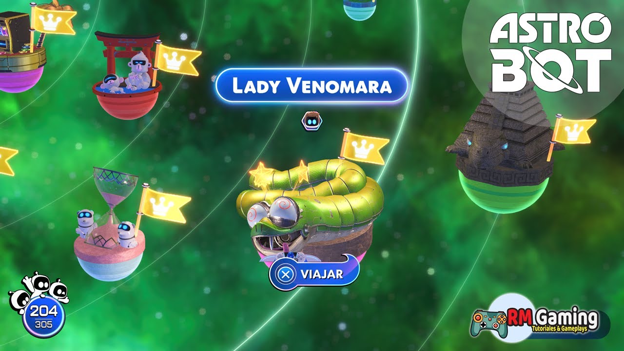 Astro Bot | Galaxia Venenosa | Lady Venomara | PS5 Gameplay | Sub ...