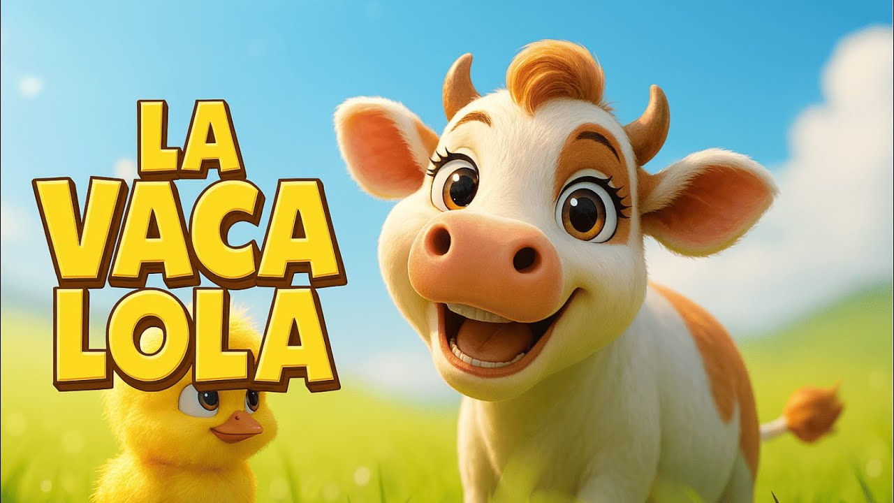 ¡La Vaca Lola! 🐄 Canción Infantil Animada para Bailar y Aprender - YouTube