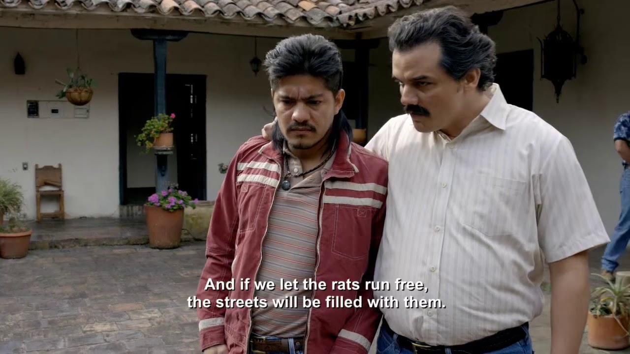 Dialogue of poblo Escobar - YouTube