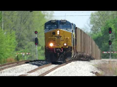 Im a Railfan Too! CSX 7220 CM44AC Leads E300 w/ Amazing Conductor! at Florence, TN - YouTube