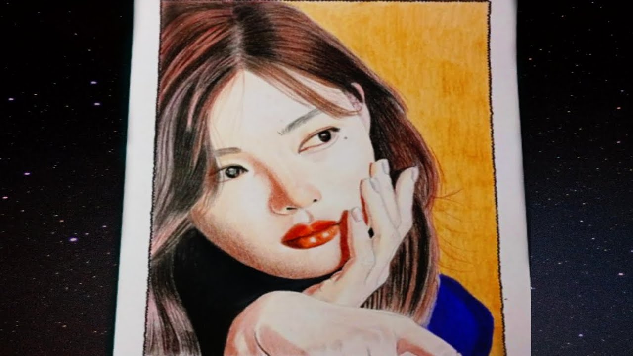 Drawing Kim Yoo-Jung {Unprofessional Art Queen} - YouTube