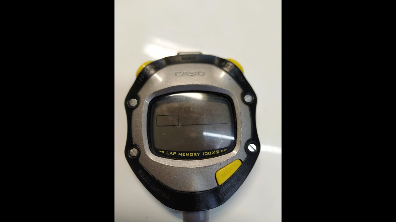 CASIO HS- 70W SPORT WATCH - YouTube