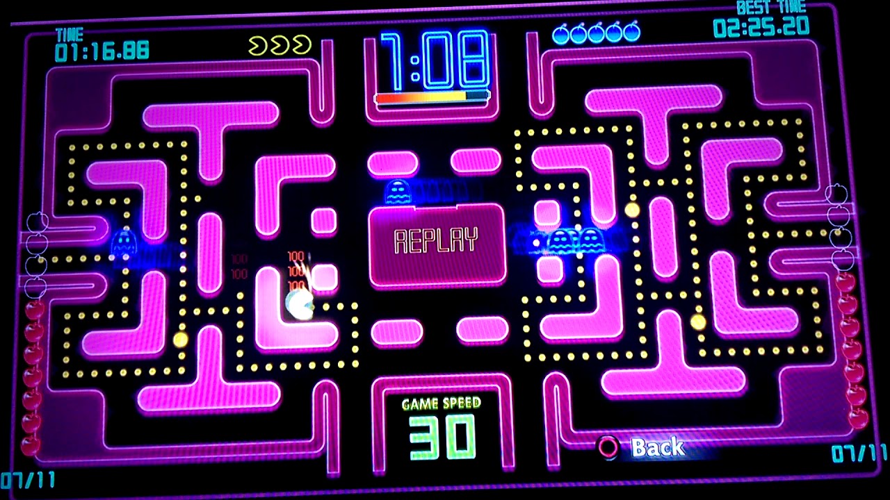Pac-Man CE DX+ - Championship I Time Trial - 2:23.58 - YouTube