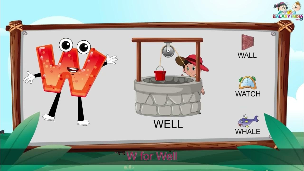 W for Well | Phonics Sound of Letter W | Learn the W Sound with Fun ...