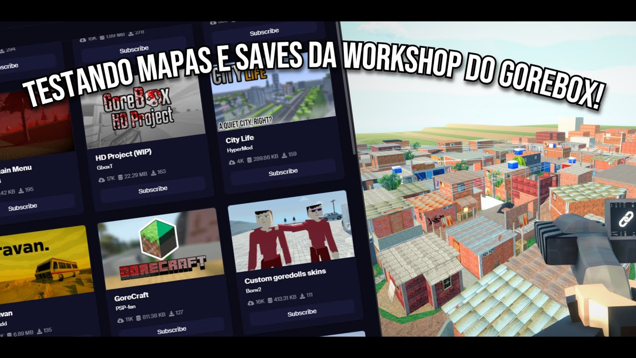 Testando Mapas e Saves da WorkShop do GoreBox!! - YouTube