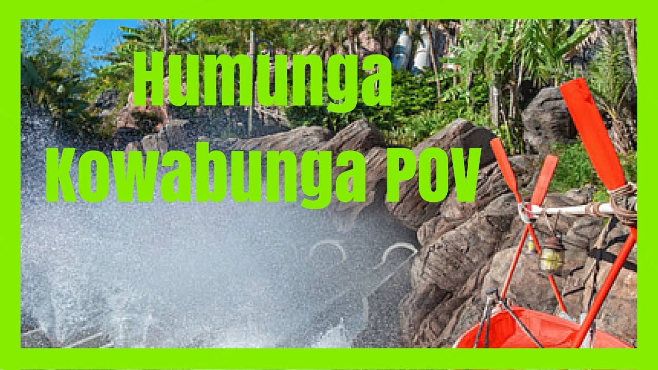 HUMUNGA KOWABUNGA POV AT DISNEY'S TYPHOON LAGOON - YouTube