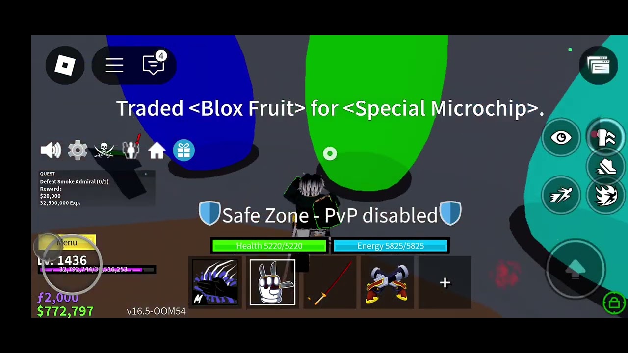Trading kitsune and eating buddha in roblox #blox fruits #Roblox# ...
