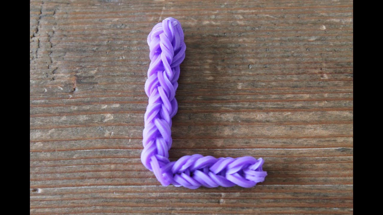 Rainbow Loom Nederlands, letter L - YouTube