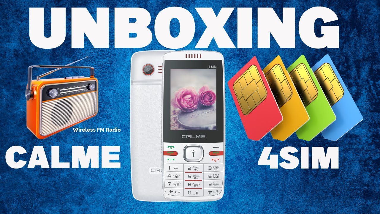 Calme Mobile 4SIM unboxing & review | real time 4sim card Supported ...