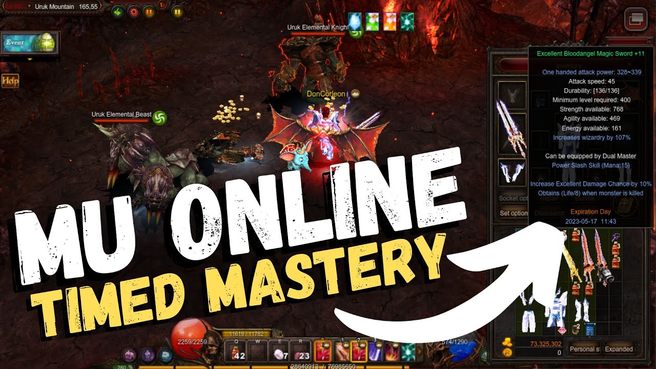 TIMED MASTERY BOX - MU Online - YouTube