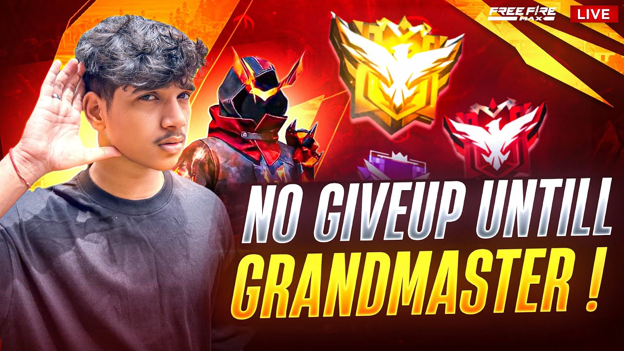 🔥Grandmaster Live Rank Push Free Fire Telugu | Dhanush FF Gamer ...