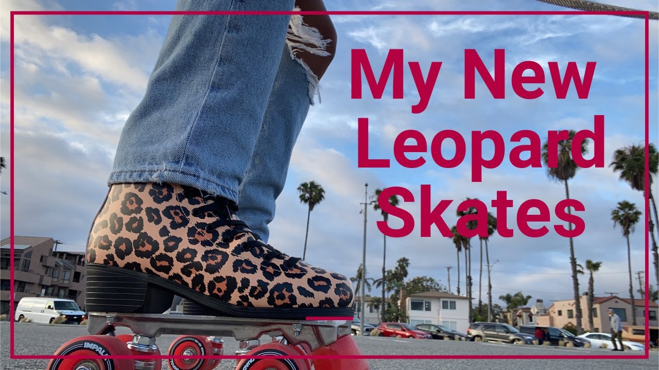 Vlog: My New Leopard Print Skates - YouTube