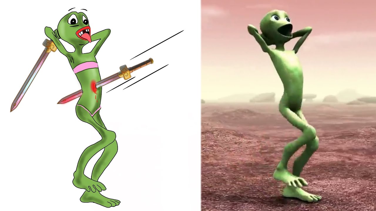 El chombo - Damee Damee Tu Cosita feat Cutty Ranks funny drawing ...