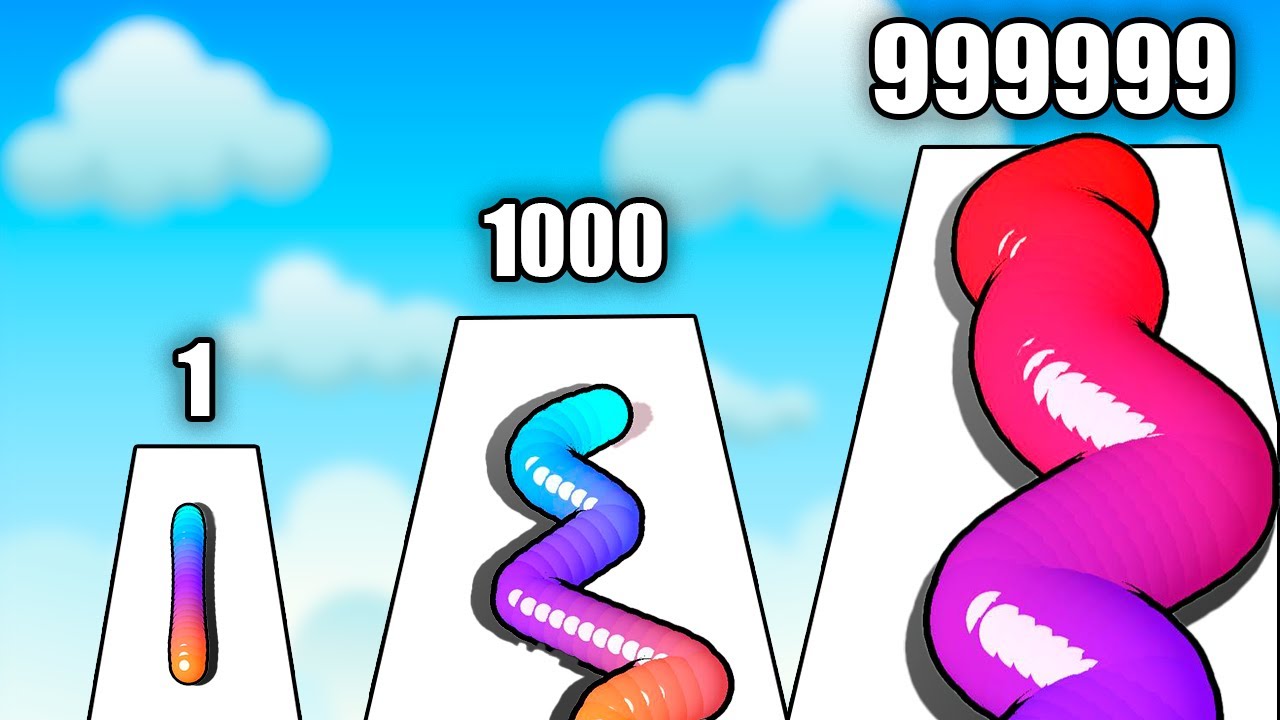 EVOLUTION OF THE GUMMY WORM, MAXIMUM LEVEL! | GummyWormGo! - YouTube