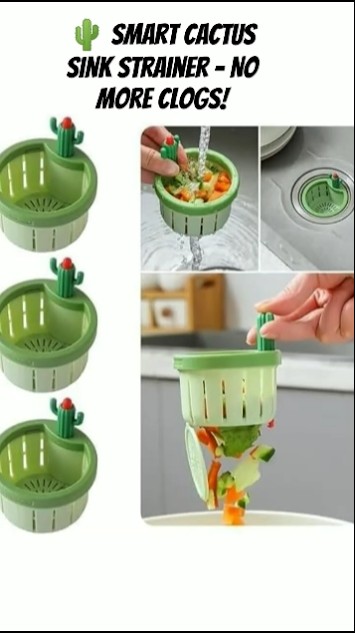 🌵 Smart Cactus Sink Strainer No More Clogs! #kpop #dance #gadgets - YouTube