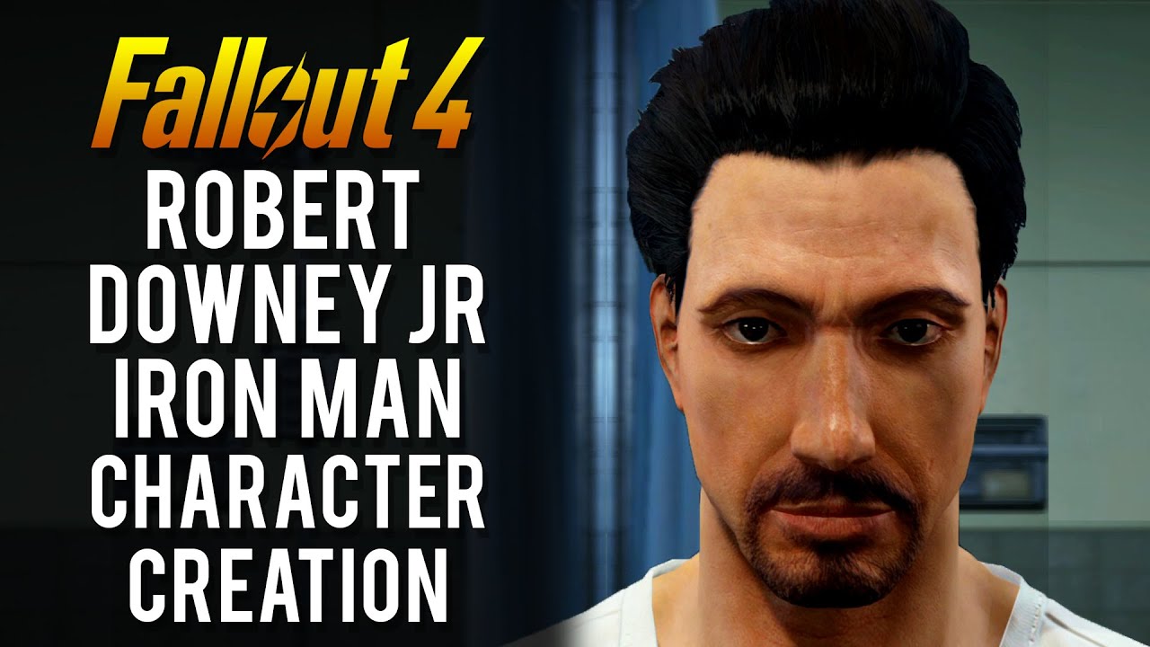 Fallout 4 - Robert Downey Jr - Tony Stark - Iron Man - Character ...