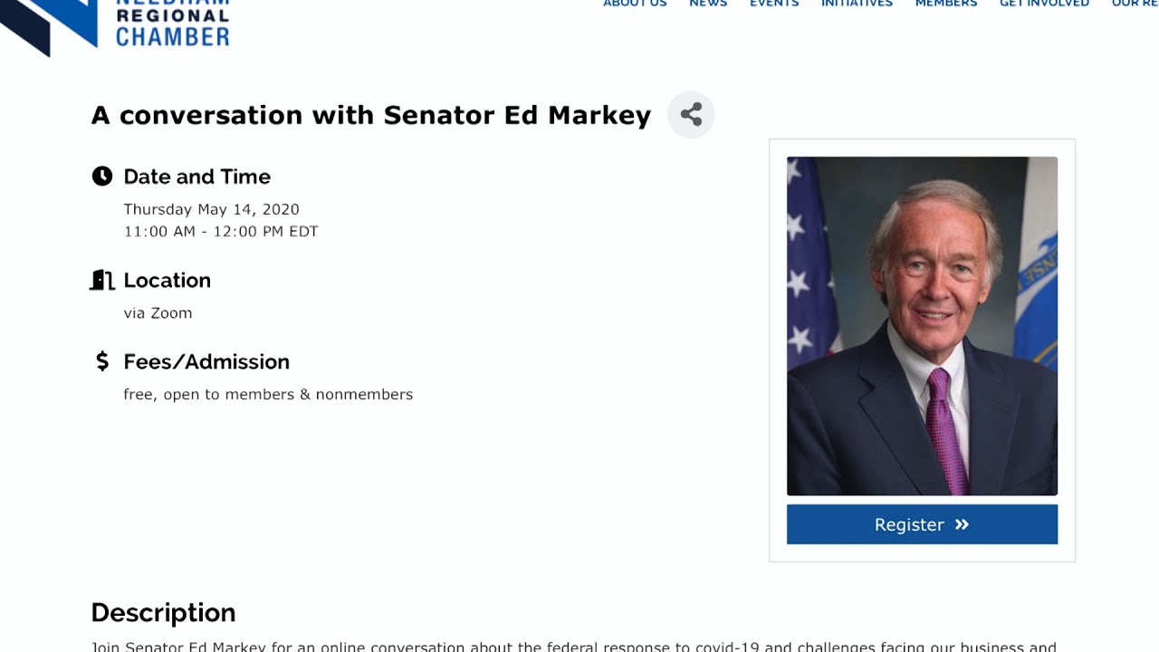 A Conversation with Senator Ed Markey - YouTube