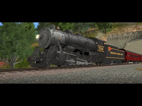 Chasing Western Maryland 734 from Cumberland to Frostburg in Trainz ...