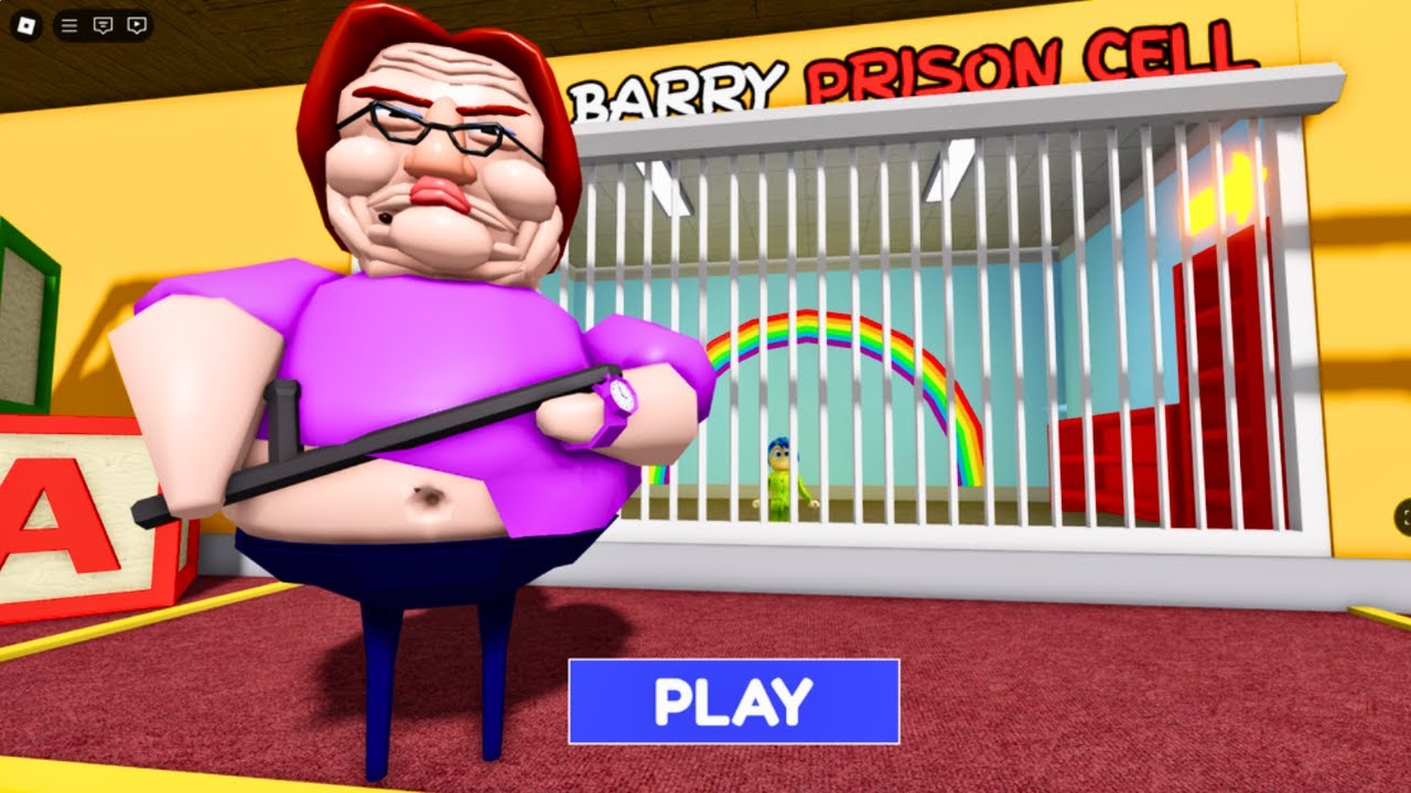 Betty Barry In Barry's Prison Run! | Scary Obby | Roblox #roblox # ...