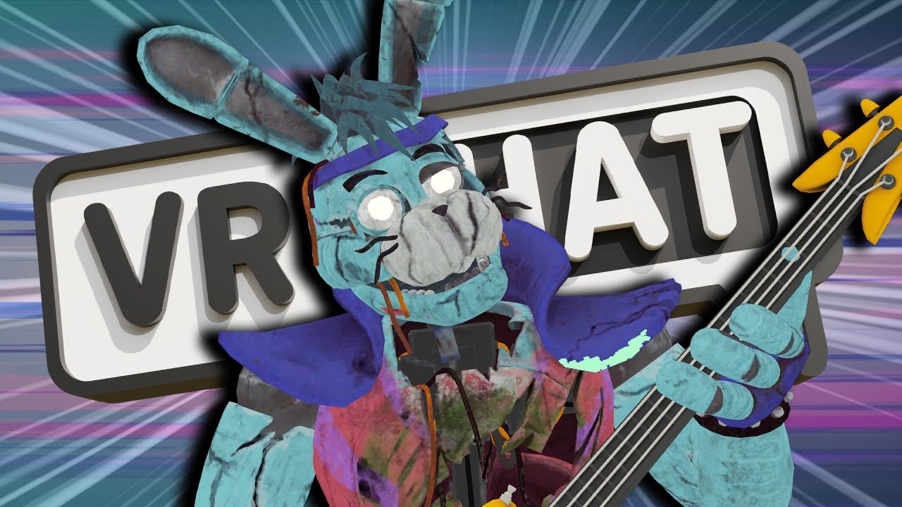 Glamrock Bonnie Springs Back to life in VRchat! - Funny Moments (Five ...