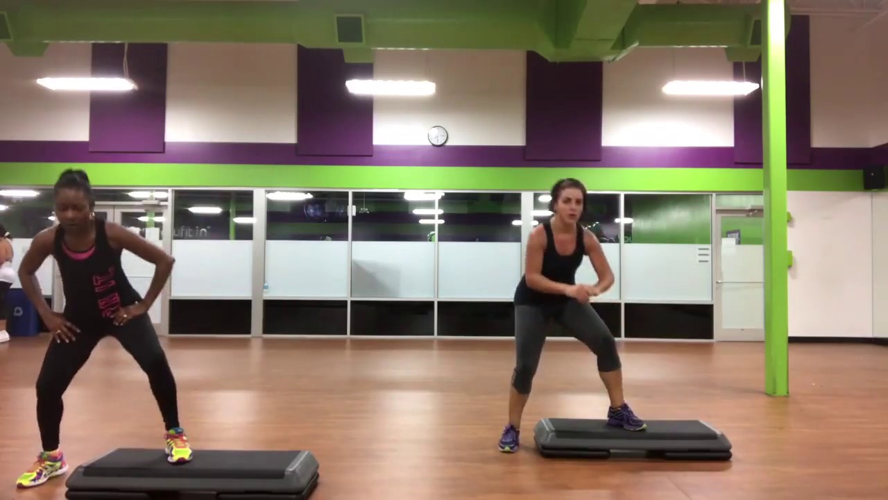 Step Aerobics-Routine 2 - YouTube