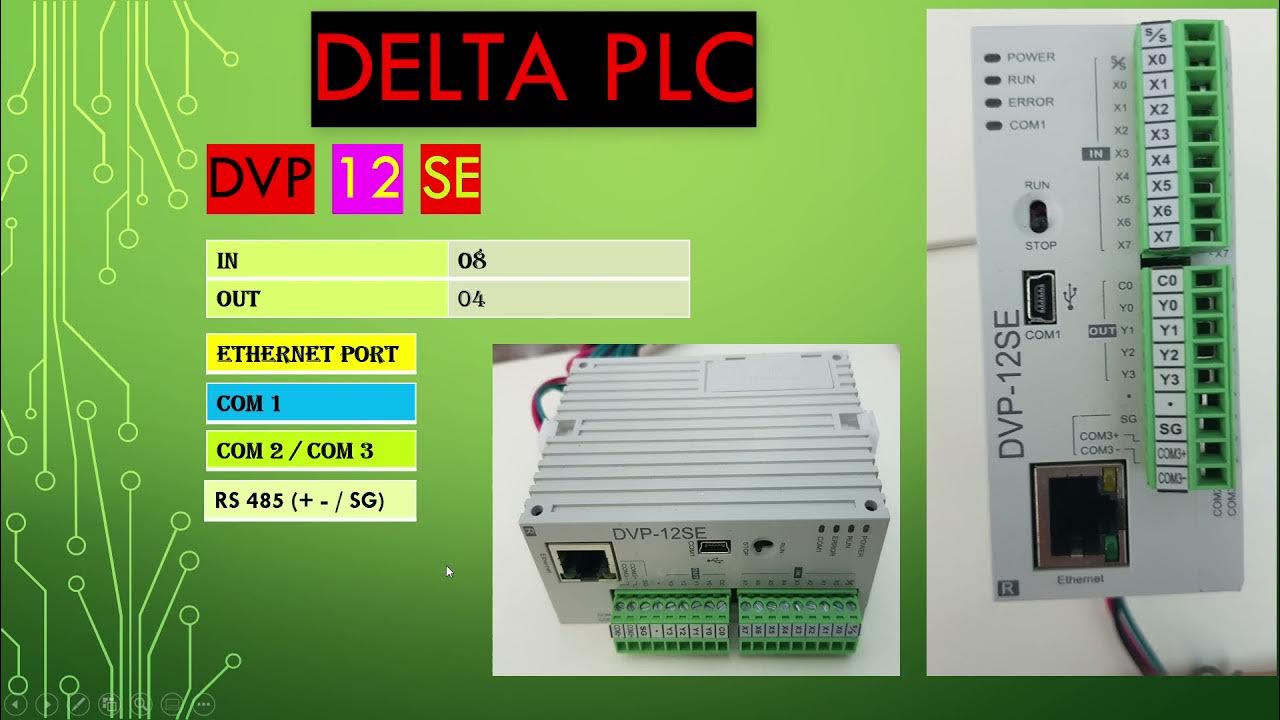 Delta PLC DVP 12SE #Part22 تعلم البرمجة من الصفر - YouTube
