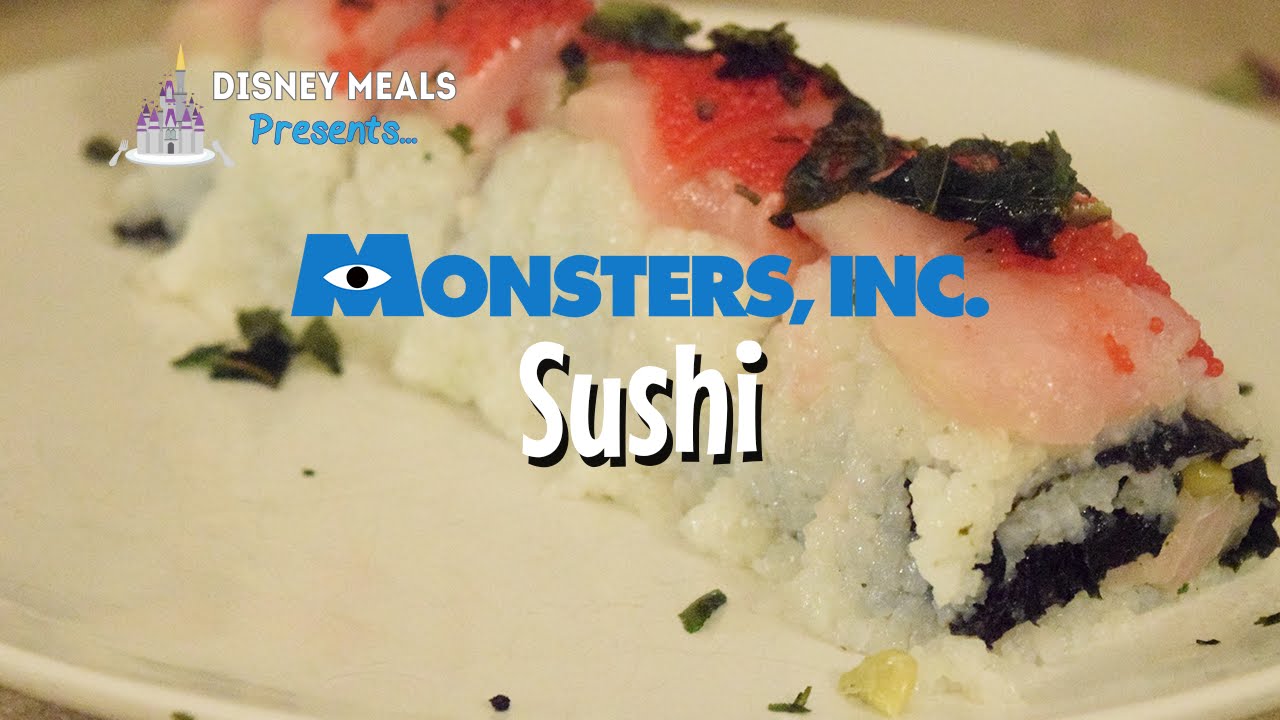How to Make Monster's Inc Sushi! - YouTube