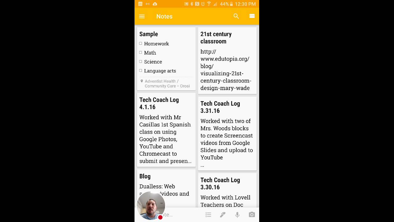COJUSD How To: Use Google Keep Mobile App for Students - YouTube