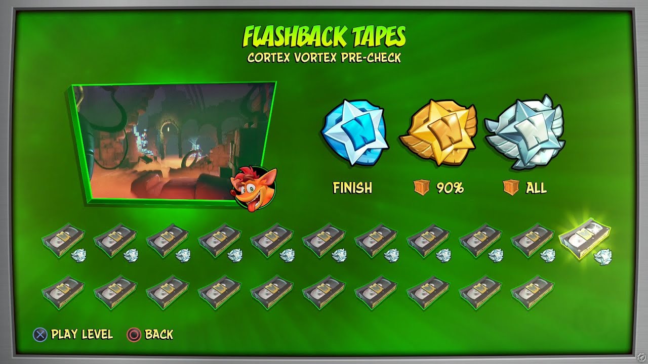 Crash Bandicoot 4 - 106% Walkthrough, Part 55: Cortex Vortex Pre-Check ...
