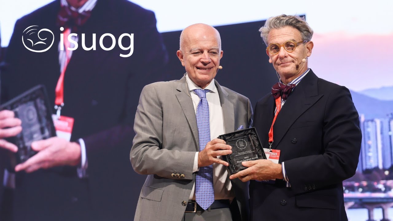 ISUOG presents the Stuart Campbell Award for Education to Prof. Yves ...