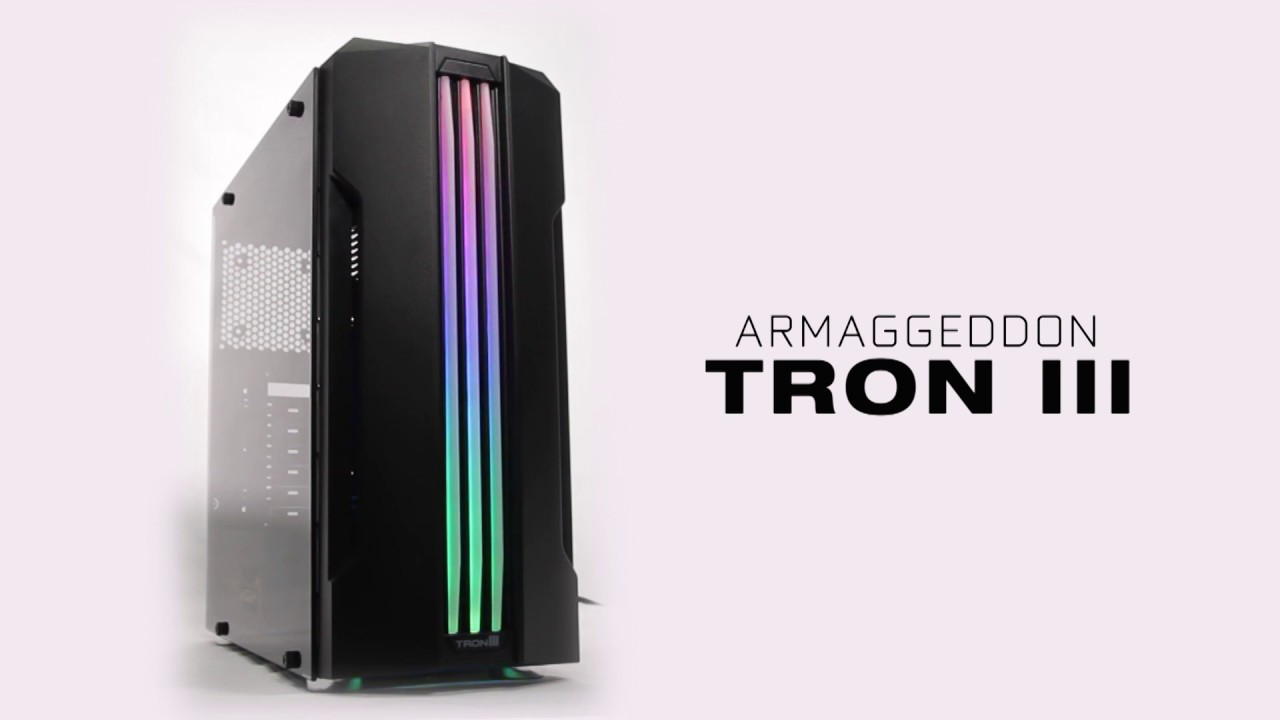 ARMAGGGEDDON TRON III GAMING PC CASE - YouTube