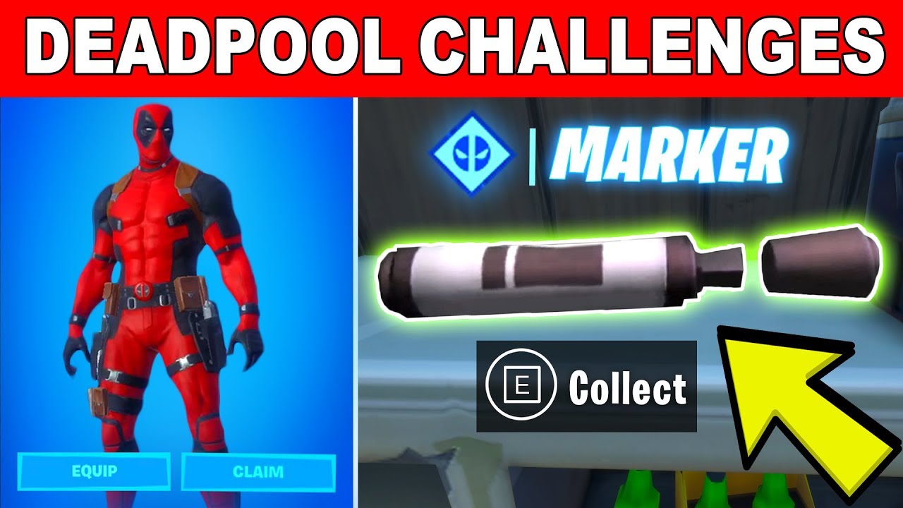 Find Deadpool's Big Black Marker - DEADPOOL BIG BLACK MARKER LOCATION ...