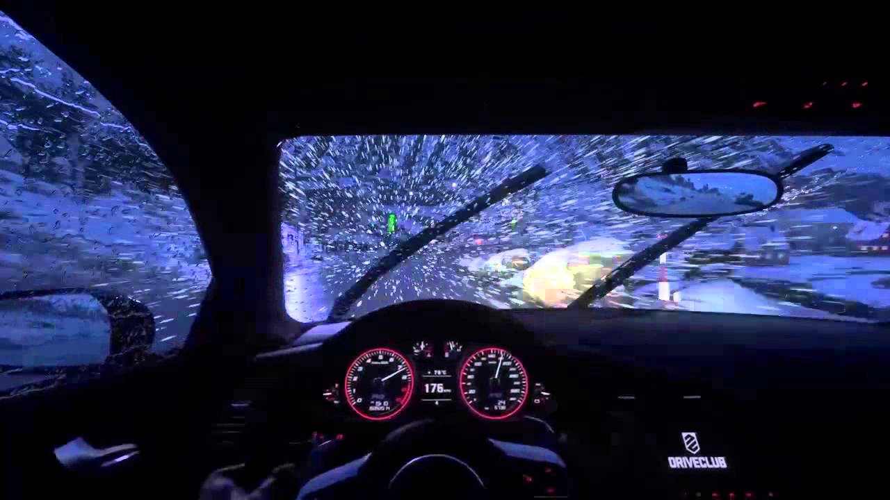 Driveclub - Dia/Noche lluvia, nieve y tormenta - Noruega Audi R8 ...