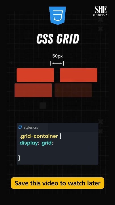 CSS Grid in 40 Seconds 🔥#CSSGrid #WebDevelopment #FrontendDev #CSS #WebDesign #CodingShorts # ...