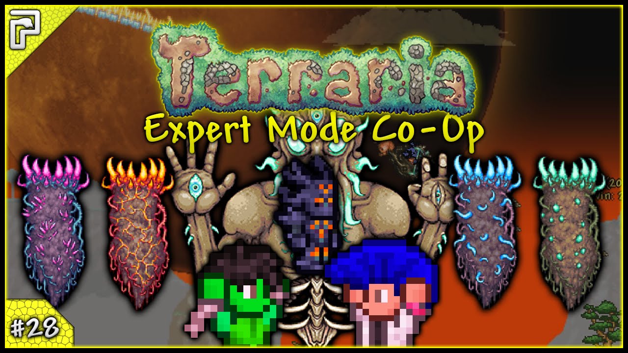 Spooky Armour & Solar Pillar Farming! | Terraria 1.3 Expert Mode Co-Op ...