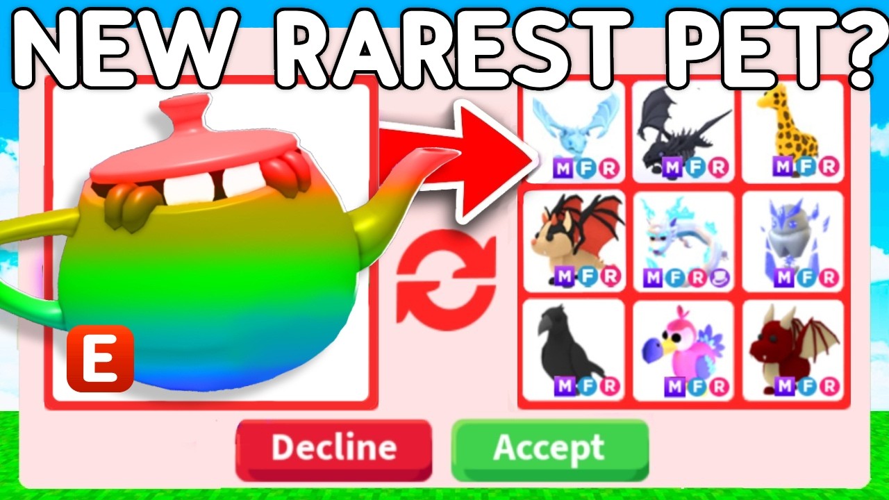 New RAREST Pet In Adopt Me? - YouTube