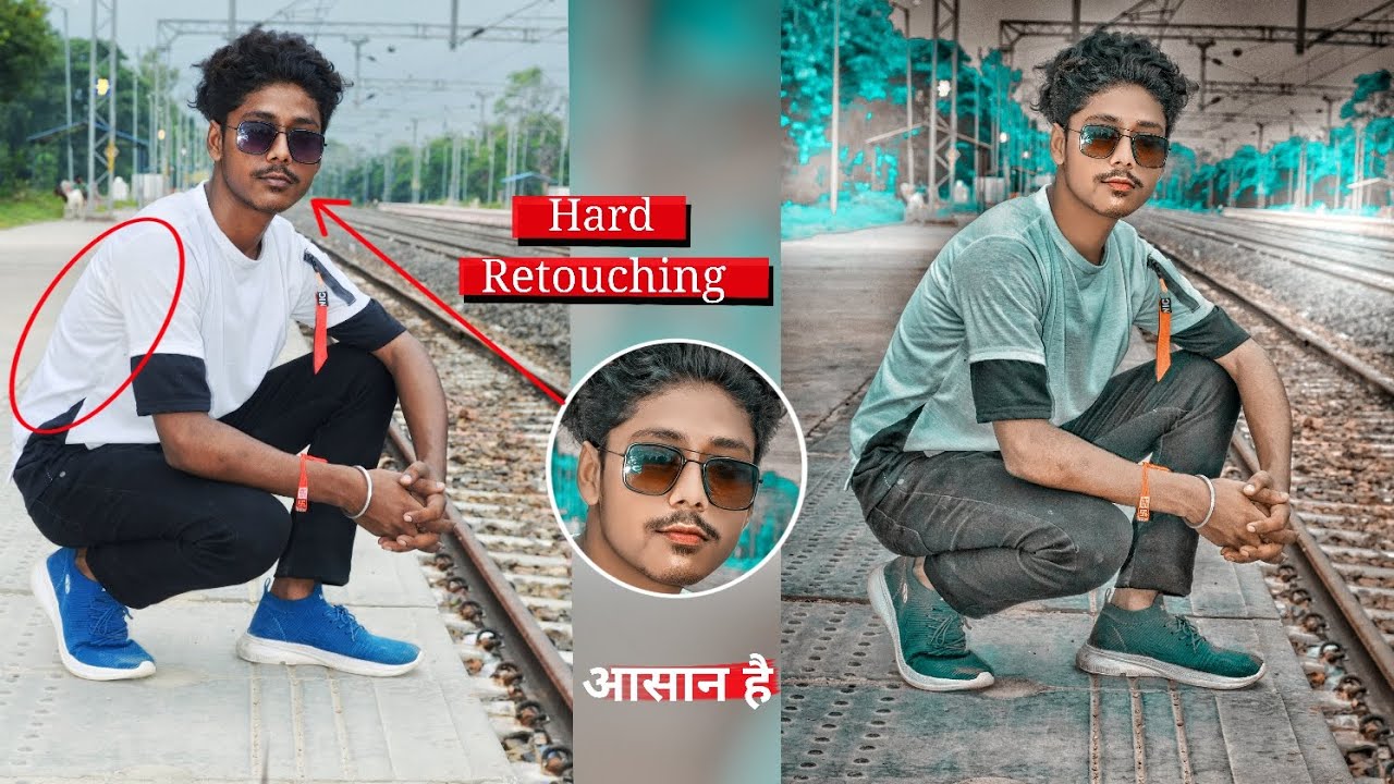 Hard Retouching Photo Editing Tutorial || HD Quality Retouching Photo ...