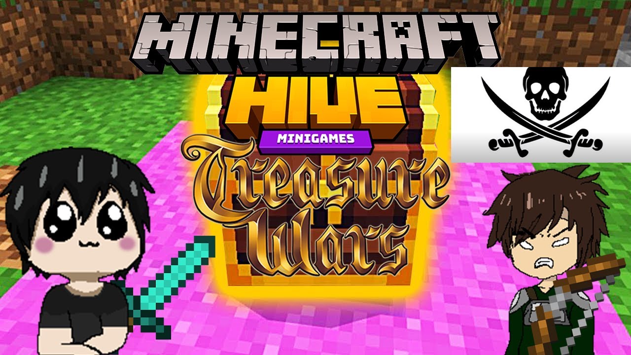 PROTECT THE TREASURE!!! |Minecraft Hive Treasure Wars - YouTube