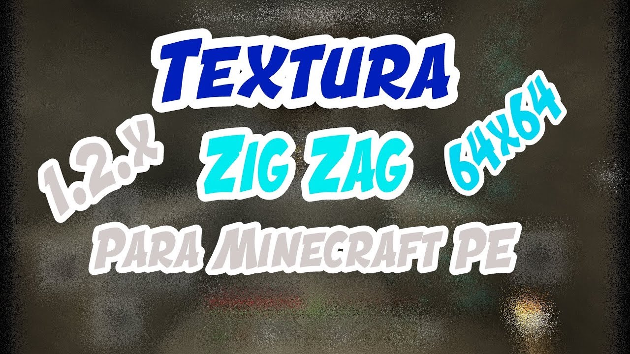 Descargar textura'' Zig Zag'' Para Minecraft PE 1.2.x - YouTube