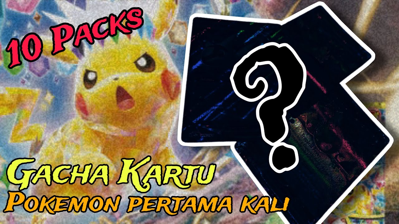 Pertama Kali Gacha Kartu Pokemon !! 10 Pak Pokemon Kilat Rasi - YouTube