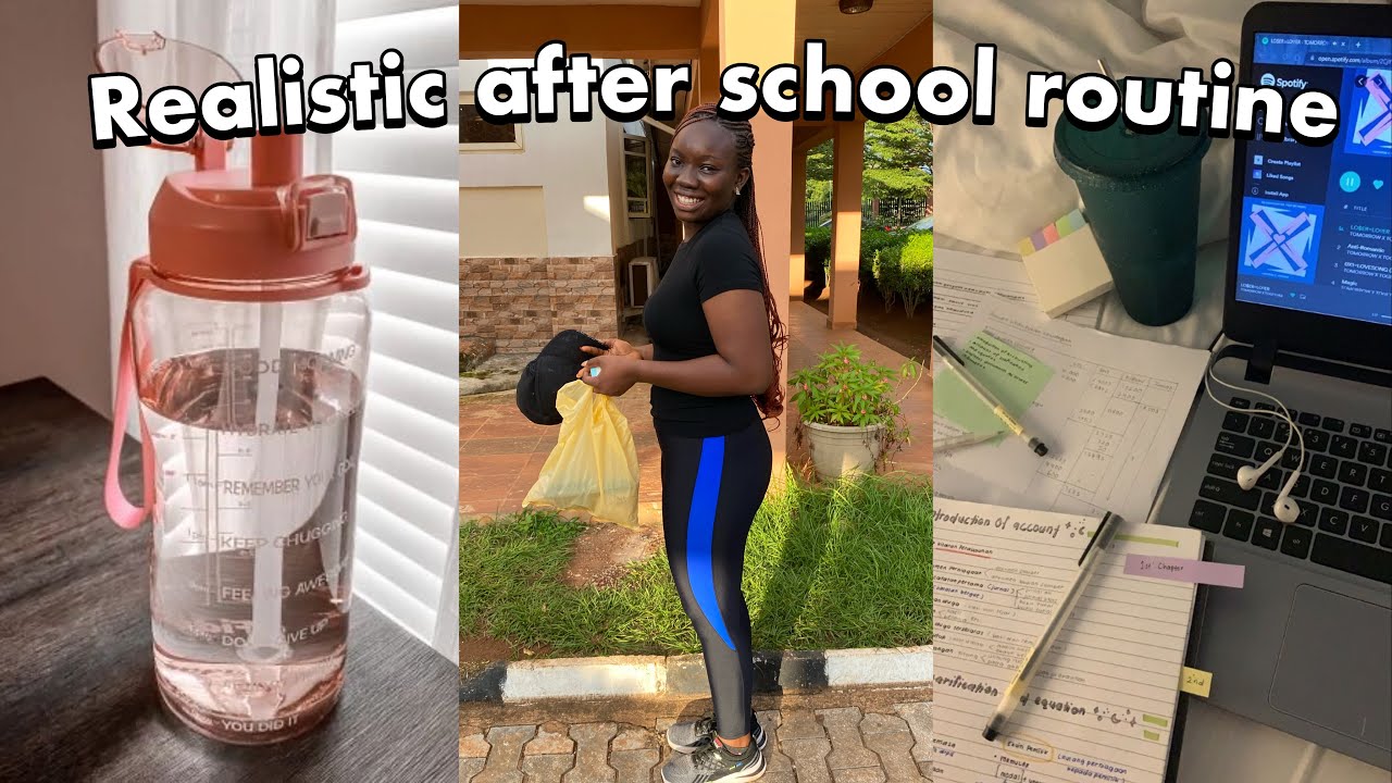 My productive after school routine - YouTube