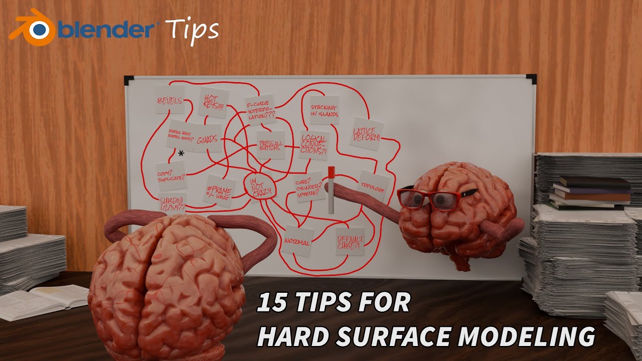 Blender Tutorial | 15 Tips for Hard Surface Modeling - YouTube