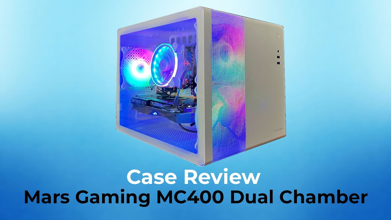 Review: Dual Kammer Gaming Case Mars Gaming MC400 - YouTube