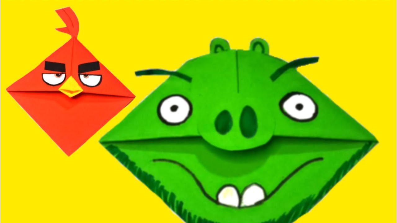 DIY Angry Birds Corner Bookmarks コーナーブックマーク 角书签 - YouTube