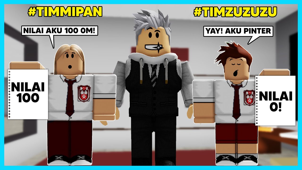 MIPAN & ZUZUZU | Hari Pertama Ke Sekolah!! (Brookhaven) - Roblox ...