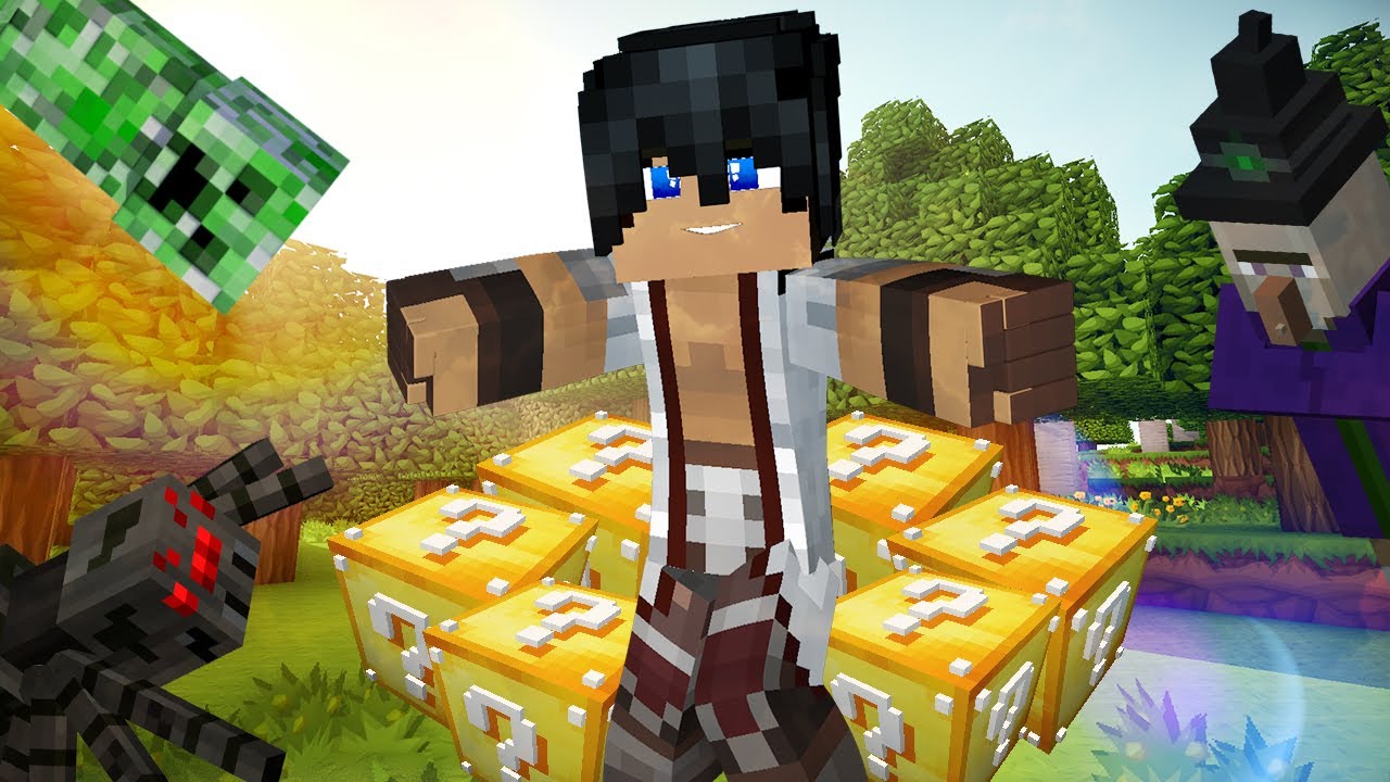 MINECRAFT - LUCKY WARS - BATTLE OF THE LUCKY BLOCK - 2 VS 2 [1.14.4 ...