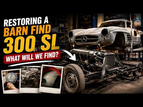 What Do You Do When You Restore a Barn Find 300 SL Coupe? – The First Steps!