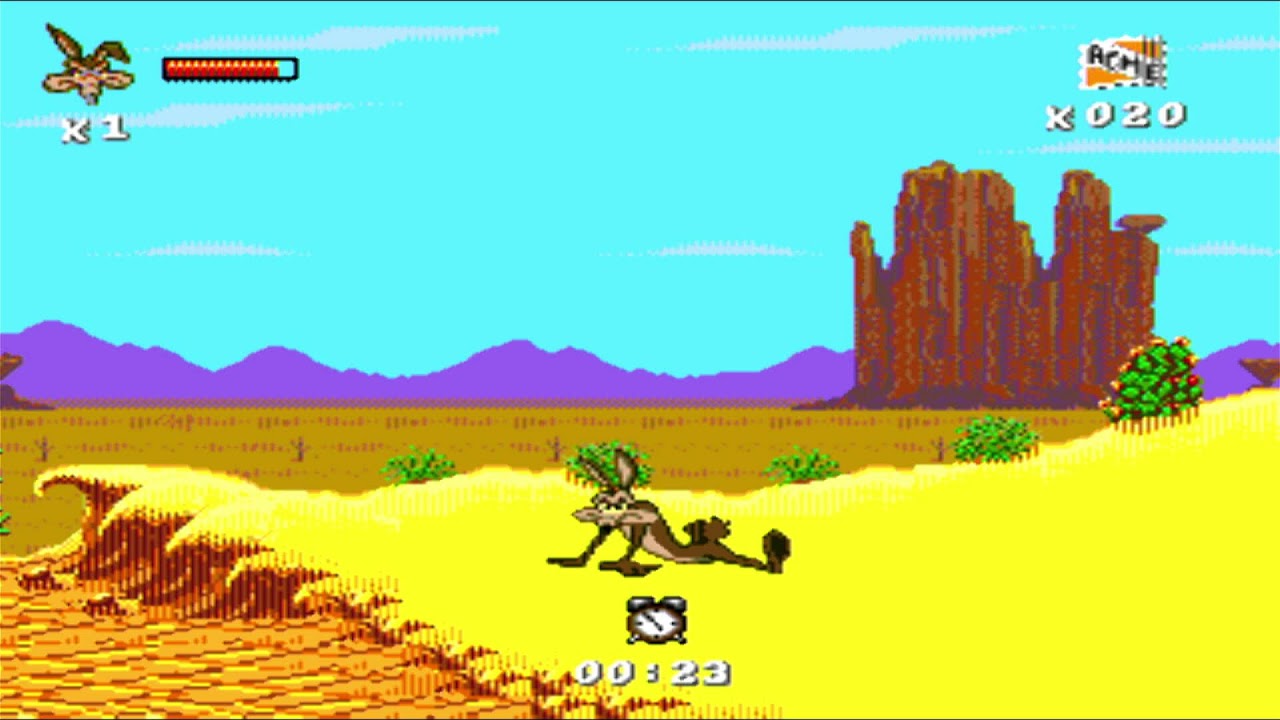 Sega Mega Drive - Road runer - YouTube