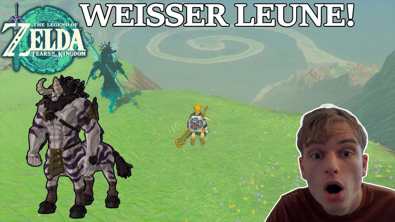 Mein erster Kampf gegen einen weißen Leunen in Zelda Tears of the ...