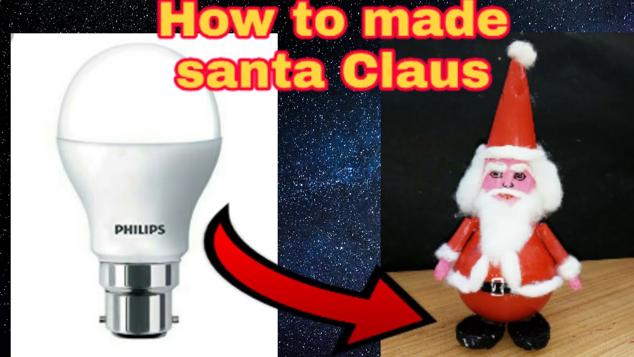 How to make santa Claus at home,,,step by step 🎅🎅🎅 - YouTube